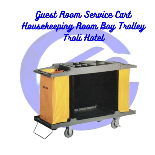 Jual Guest Room Service Cart Housekeeping Room Boy Trolley Troli Hotel ...