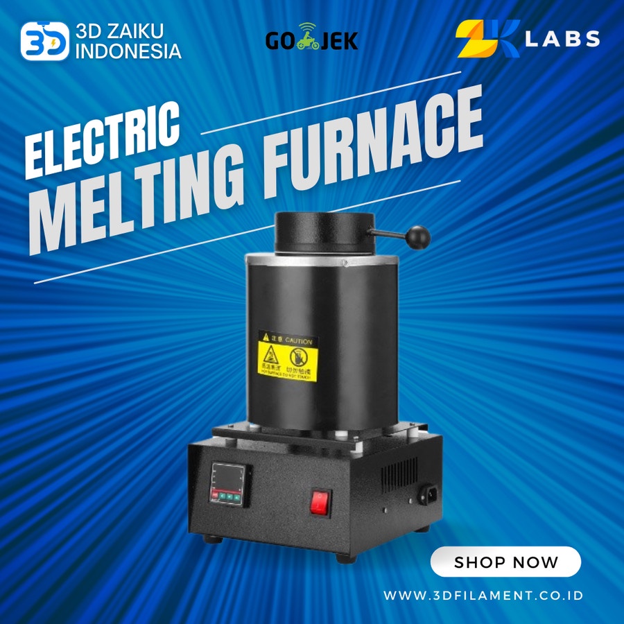 Jual Alat Pelebur Perhiasan Electric Melting Furnace 2KG Digital Metal ...