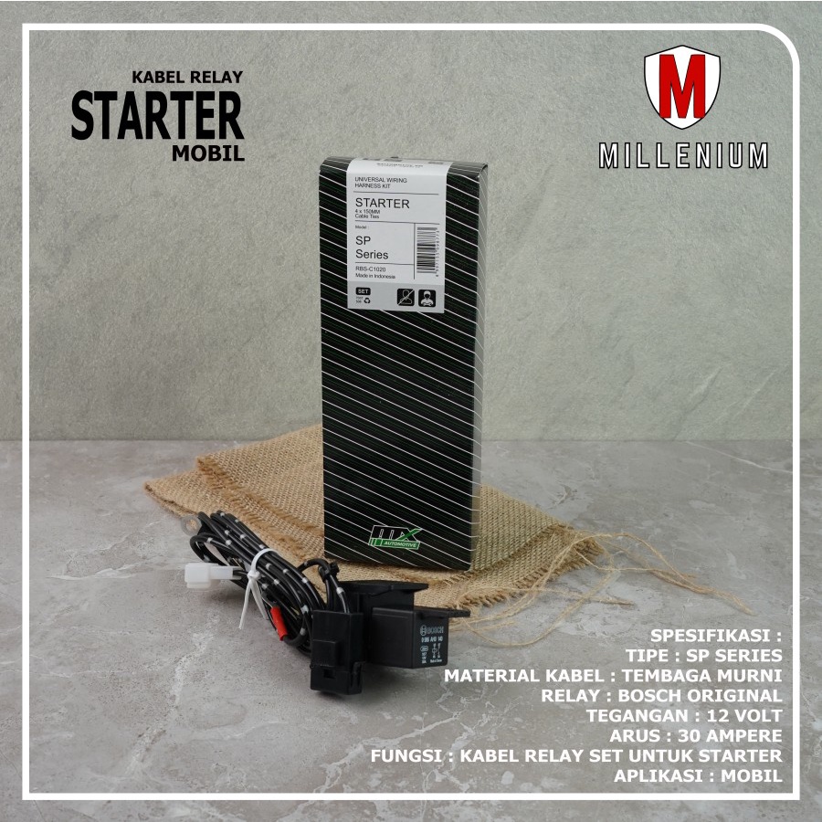 Jual 【MX】Kabel Relay Set Stater BOSCH SP Series Cable Starter Mobil 12V ...