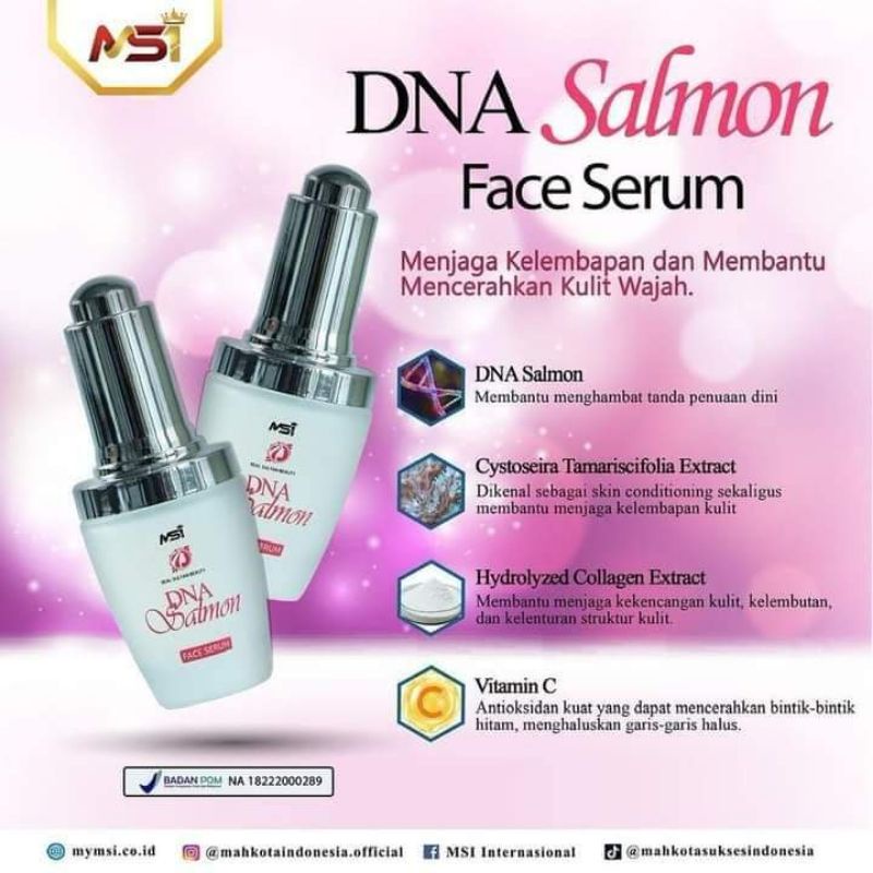 Jual DNA SALMON FACE SERUM 100%ORIGINAL | Shopee Indonesia
