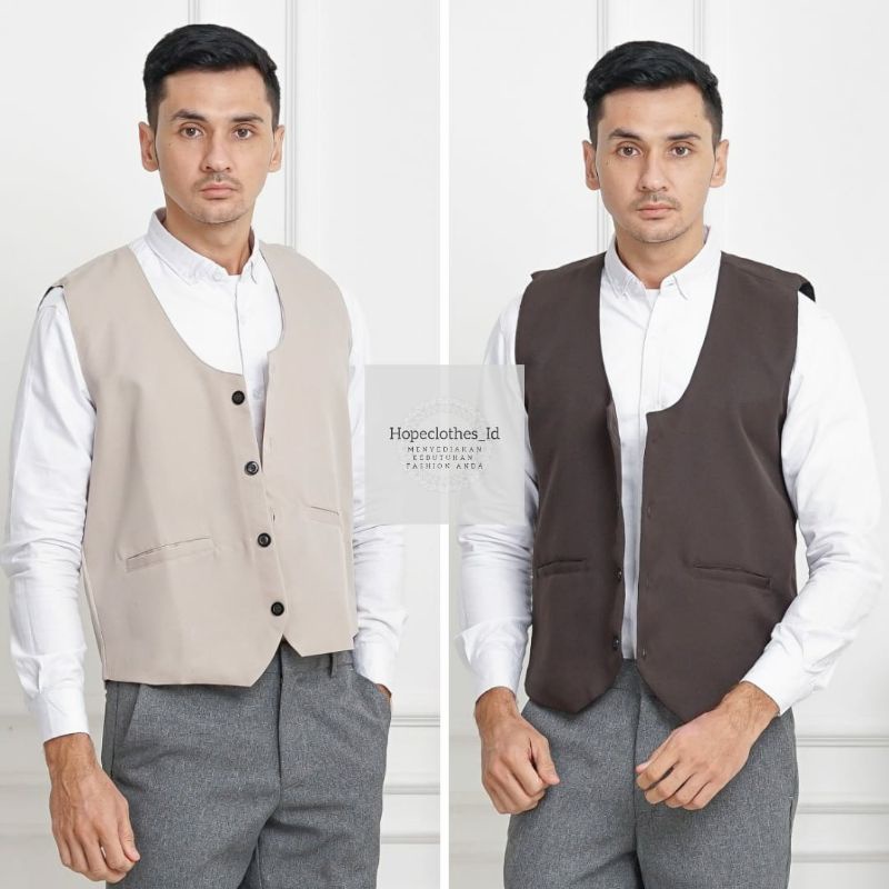 Jual [Bisa COD] Rompi Formal Vest Dalaman Jas Banyak Warna | Shopee ...