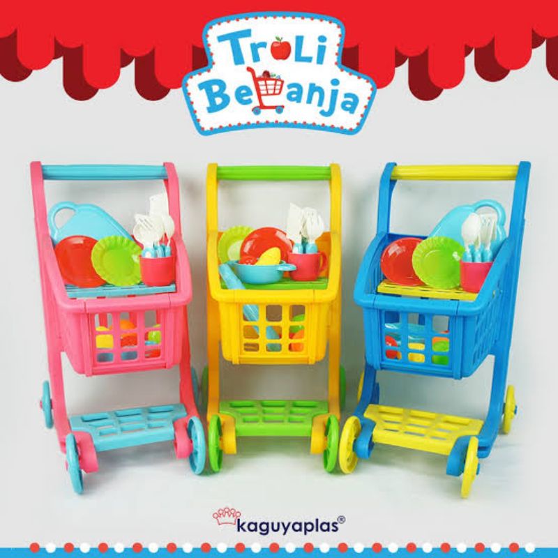 Jual JUMBO!! TROLI BELANJA BESAR (Shopping Cart Pretend Play Gerobak ...