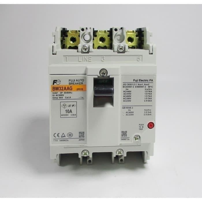 Jual MCCB NFB Breaker FUJI BW32AAG BW 32 AAG 3 POLE 3-30A FUJI 1.5KA ...
