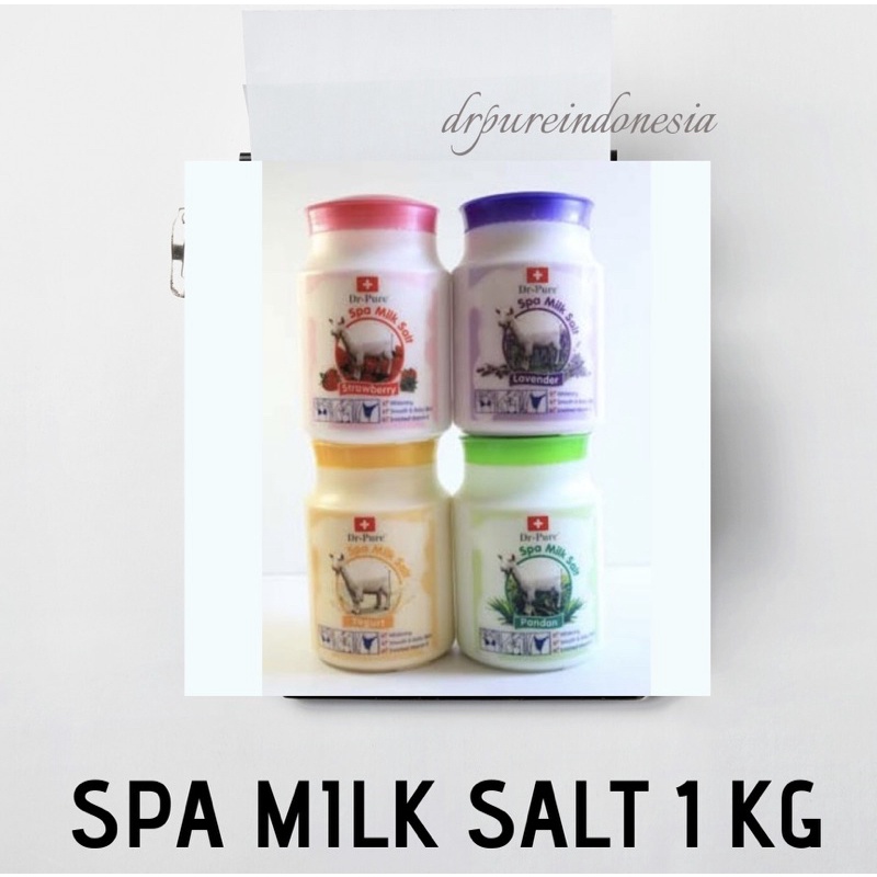 Jual SPA MILK SALT 1 KG DR PURE (LULUR SPA) | Shopee Indonesia