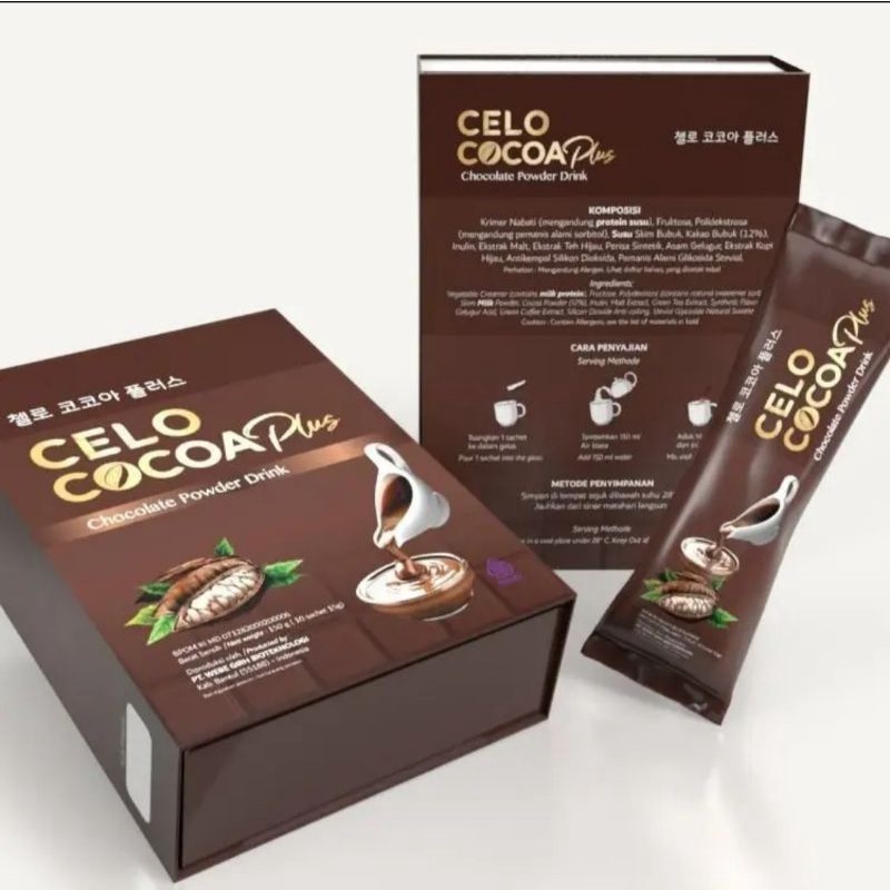 Jual CELO COCOA PLUS-CHOCOLATE POWDER DRINK (READY STOK DAN ORIGINAL ...