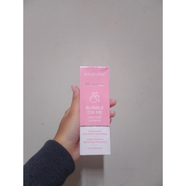 Jual Azarine Vitamin Lab Bubble On Me Deep Mask Cleanser | Shopee Indonesia