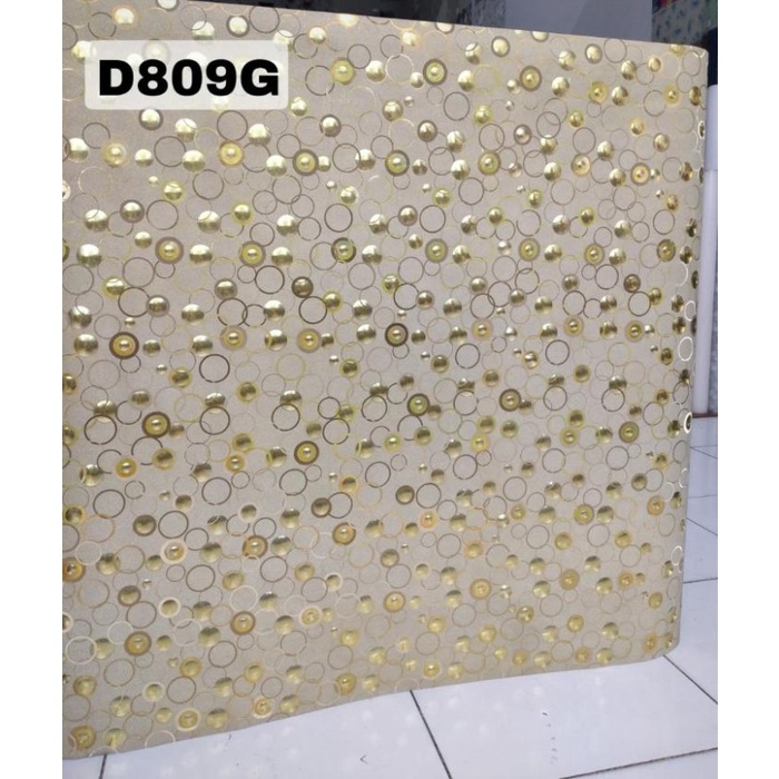 Jual Sticker Kaca Motif Bulat Warna Emas D809G | Shopee Indonesia