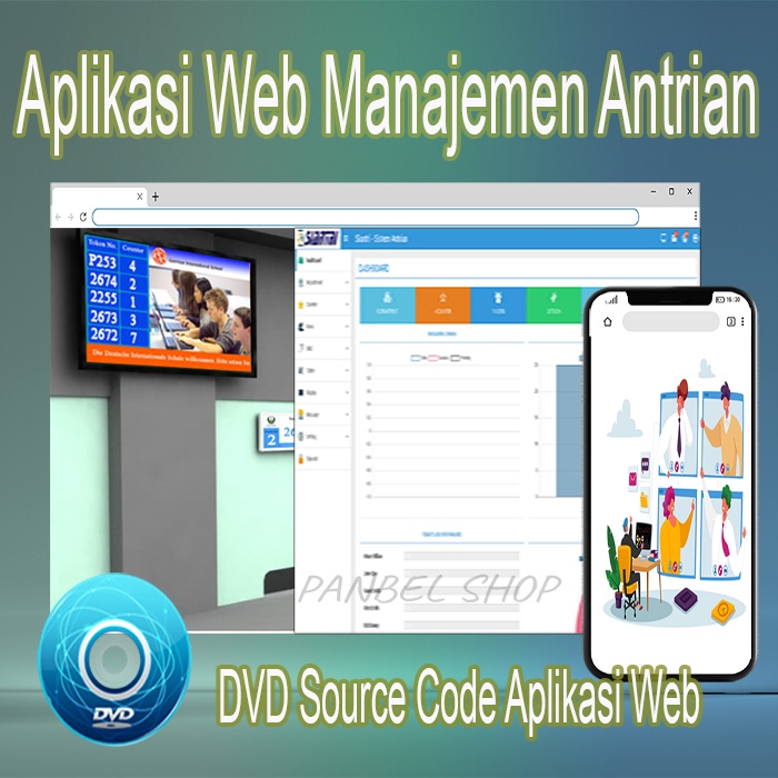 Jual Aplikasi Sistem Antrian Berbasis Web (Source Code) | Shopee Indonesia