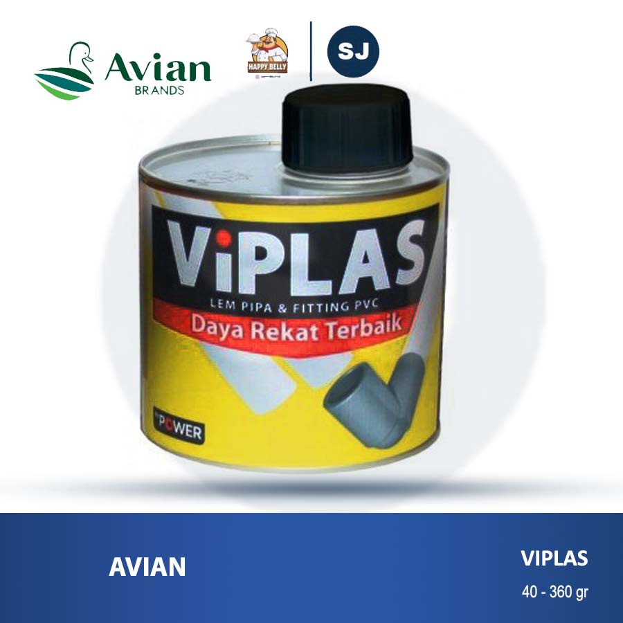 Jual Lem pipa pvc VIPLAS Avian kaleng 360g | Shopee Indonesia