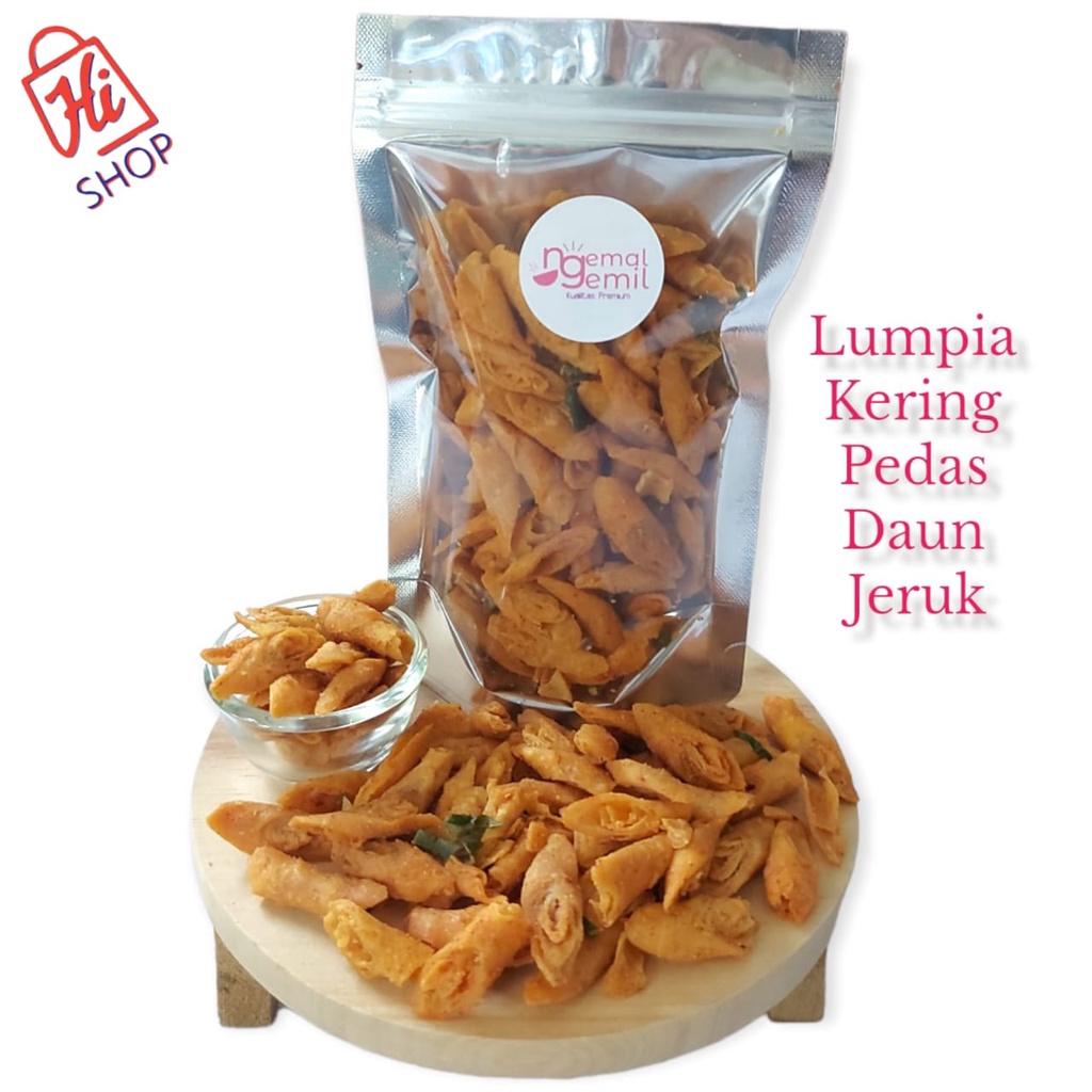 Jual Krupuk Lumpia Kering Pedas Daun Jeruk Lumring Lumpia Gulung Kulpi ...