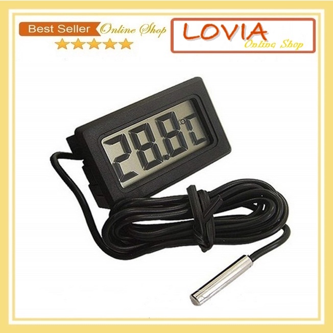 Jual Digital Thermometer With LCD Display Alat Pengukur Suhu Dengan ...