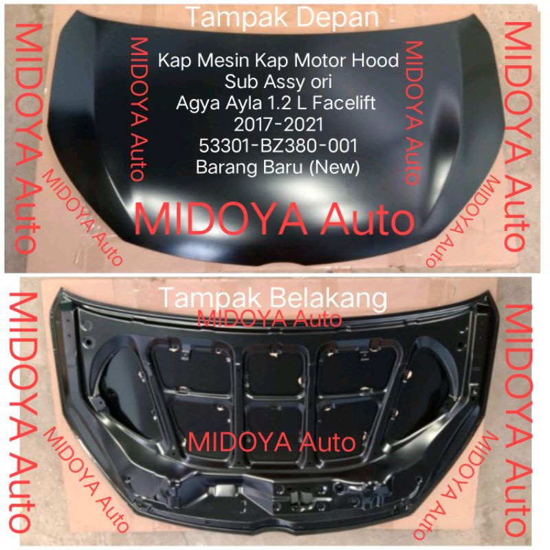 Jual Kap Mesin Kap Motor Agya Ayla 1.2 1200CC L Facelift 2017-2021 ...