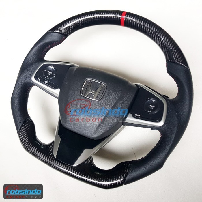 Jual stir/setir/steering wheel Honda civic turbo carbon | Shopee Indonesia