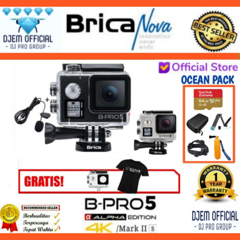Jual Brica B-PRO5 Alpha Edition mark iis AE2S 4K Action Cam BPRO5 B PRO ...