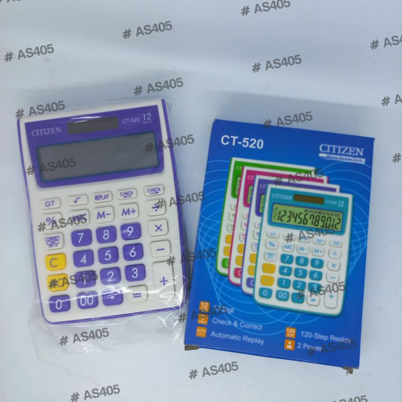 Jual Kalkulator / Calculator Check Dagang Meja Digital CITIZEN CT-520 ...