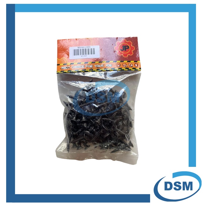 Jual SEKRUP GYPSUM 6 x 1 - SKRUP DRYWALL - BAUT GIPSUM HITAM ISI 100 PCS | Shopee Indonesia
