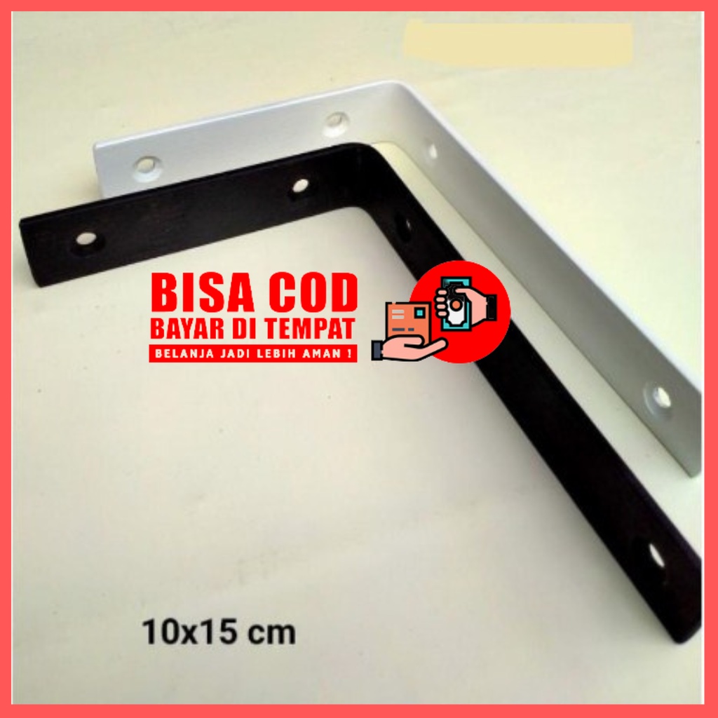 Jual Siku Rak Besi Bracket Hambalan Papan Kayu / Braket Cantolan ...