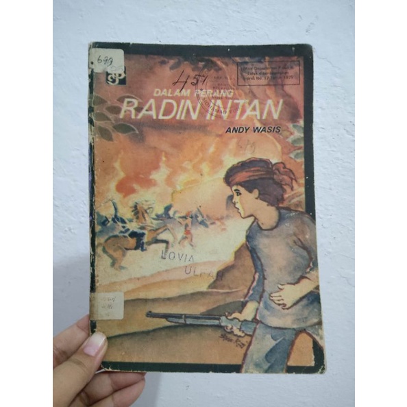 Jual dalam perang Radin intan - andy wasis - buku cerita jadul - buku ...