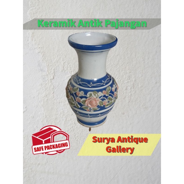 Jual Keramik Antik Vas Bunga Biru Putih | Shopee Indonesia
