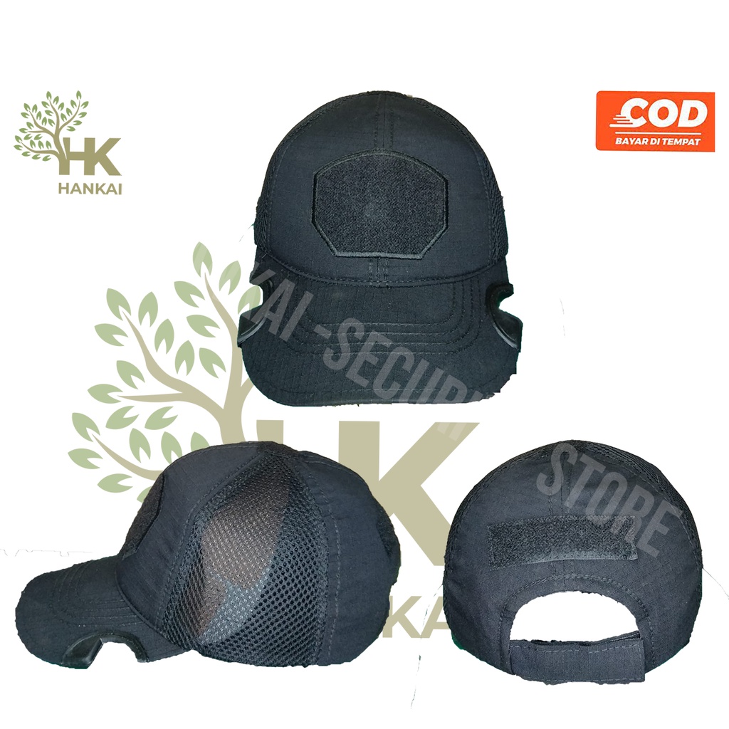 Jual COD (BAYAR DI TEMPAT) TOPI TACTICAL KANVAS JARING PUNISHER COAK ...