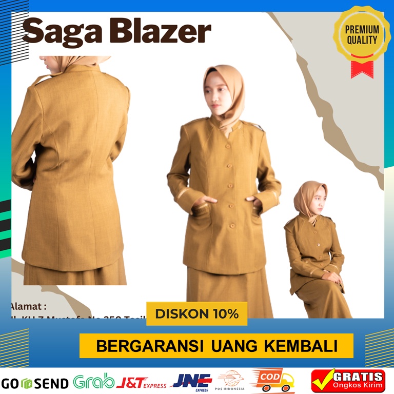 Jual BLAZER BELLAGIO SERAGAM PNS, DINAS, BLAZER GURU, JAS SAGA BLAZER ...
