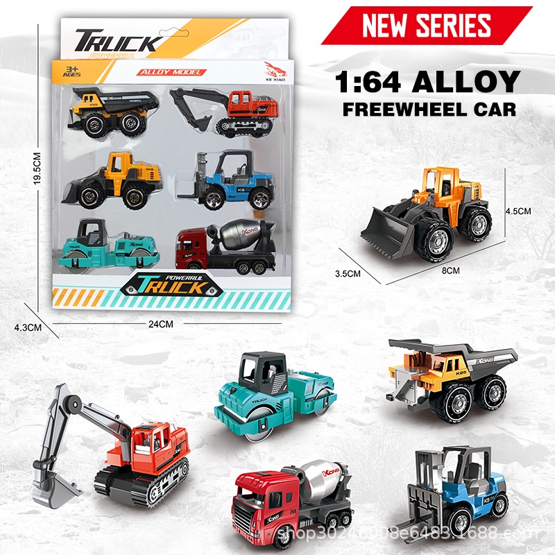 Jual Mainan Miniatru Diecast Truk Traktor Buldozer Excavator Konstruksi ...