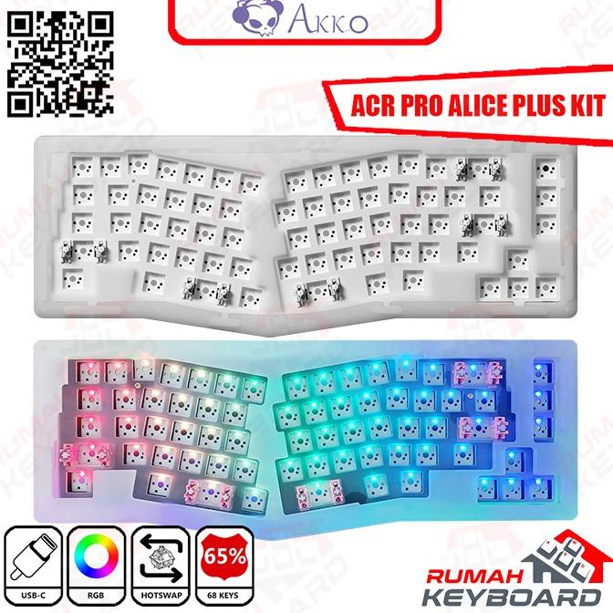 Jual MECHANICAL KEYBOARD - AKKO ALICE PRO PLUS - 65% - BAREBONE ...