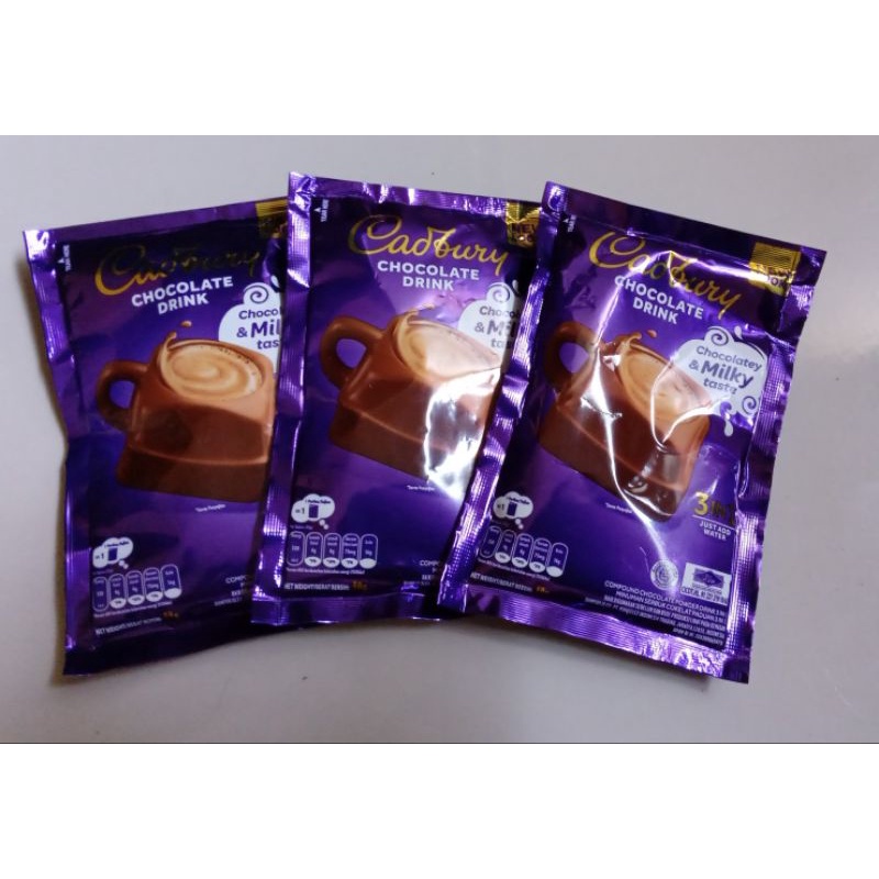 Jual Cadbury Hot Drink Chocolate & Milky Taste 30 gr(Expired 28 JUNI ...