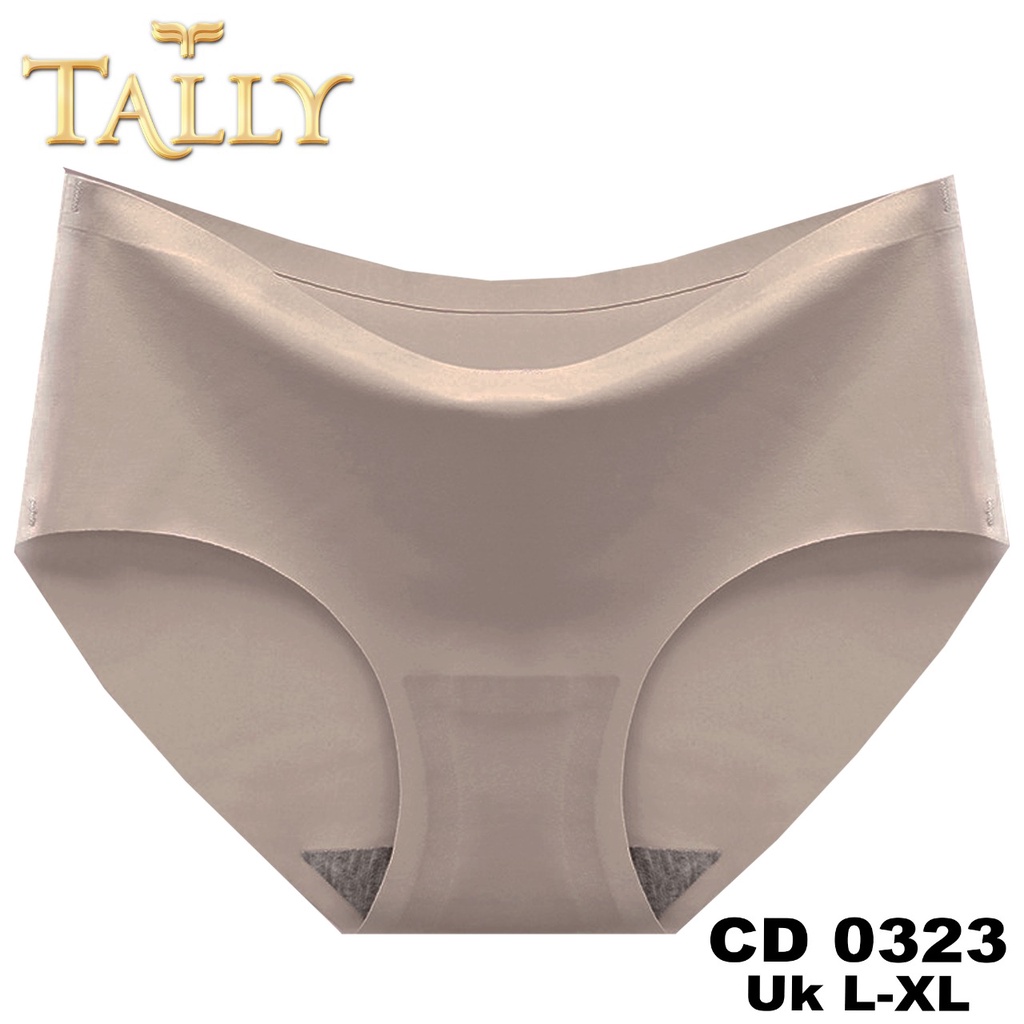 Jual TALLY CD 0323 Celana Dalam Wanita Bahan Nylon Fit to L - XXL Seamless Tanpa Jahitan ...
