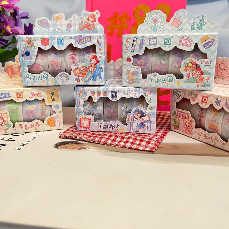 Jual STIKER MOMO 2D ROLL SET ISI 10 LEMBAR AESTHETIC STICKER LUCU ...