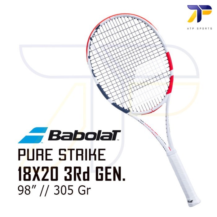 Jual Raket Tenis Tennis Racket Babolat Pure Strike 98 18x20 3rd 305 ...