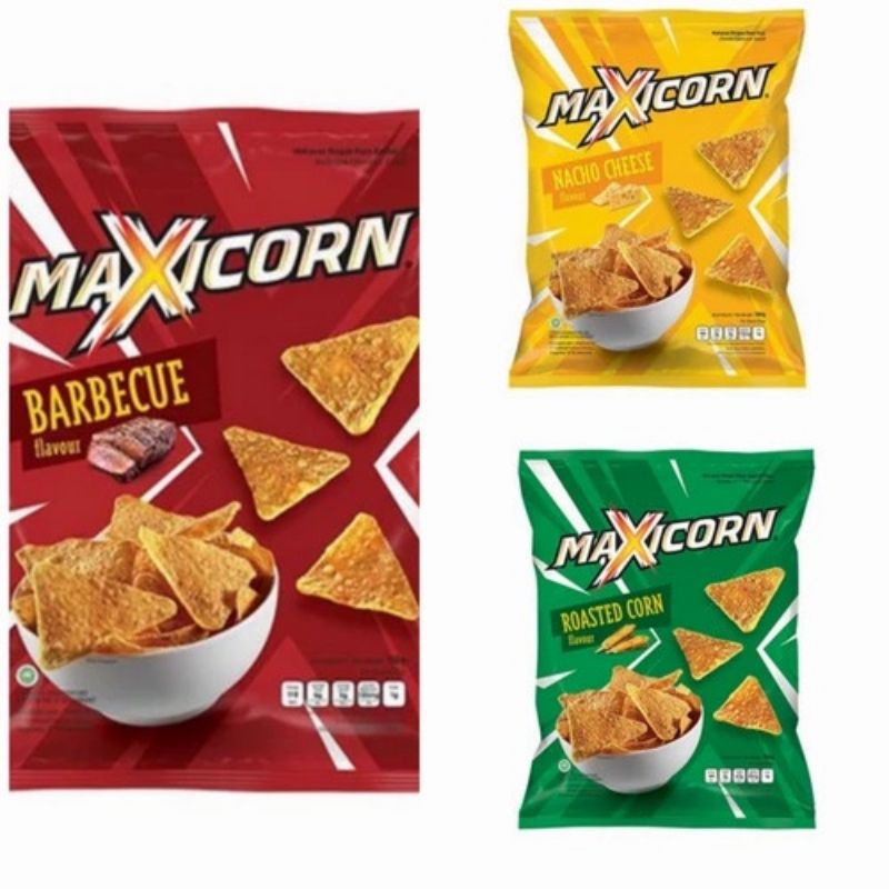 Jual Maxicorn tortila chips BBQ / chese / roasted corn 160 gram ...