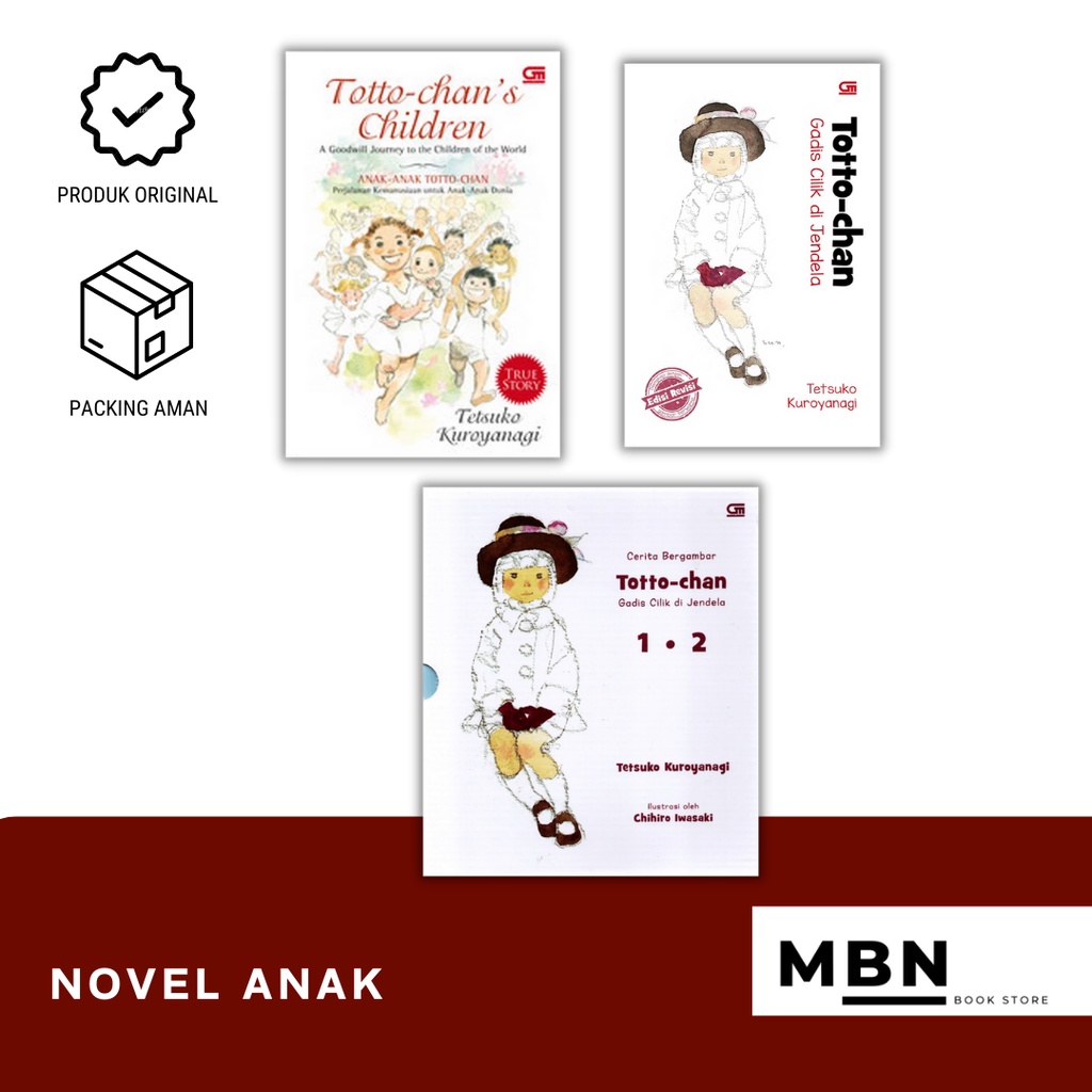 Jual Buku TOTTO CHAN Ver SOFT/HARDCOVER/BOXSET ori | Shopee Indonesia