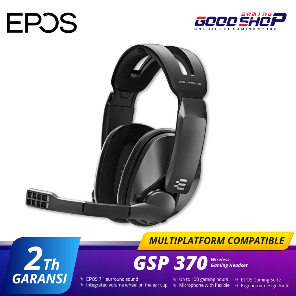 Jual Epos | Sennheiser GSP 370 - Wireless Gaming Headset | Shopee Indonesia