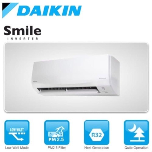 Jual AC Inverter Daikin FTKQ25UVM 1 PK Garansi Resmi Daikin | Shopee ...
