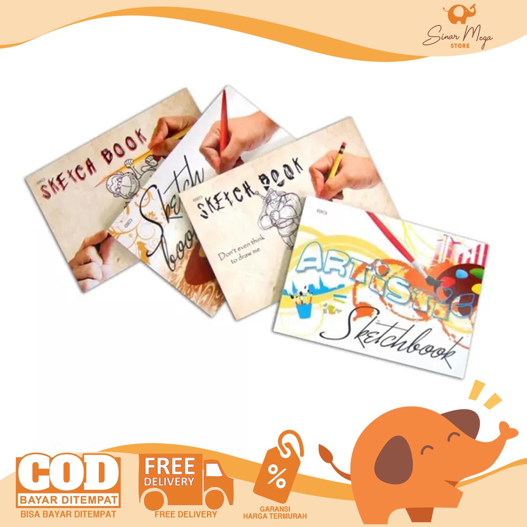 Jual Kiky Sketchbook / Buku Sketsa A5 Sketch Book Murah Berkualitas ...