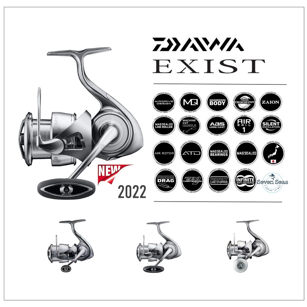 Jual Daiwa Exist LT 2022 JDM dan G Model 2000 2500 3000 4000 5000 Reel Spinning | Shopee Indonesia
