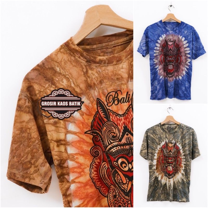 Jual KAOS KHAS BALI/ KAOS BALI MURAH/ KAOS BARONG BALI/ KAOS BATIK 30S | Shopee Indonesia