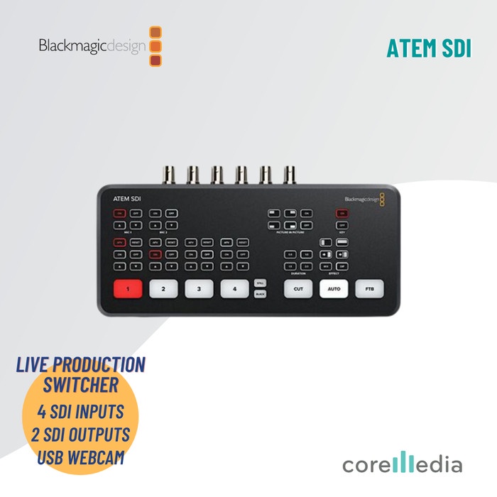 Jual Kabel Blackmagic Design Atem Sdi Live Stream Switcher / Atem Mini ...