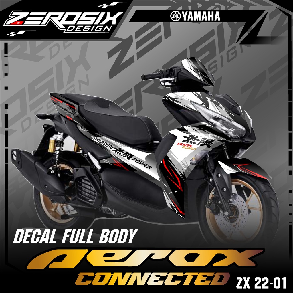 Jual Decal Sticker FULL BODY YAMAHA AEROX ALL NEW CONNECTED Stiker ...