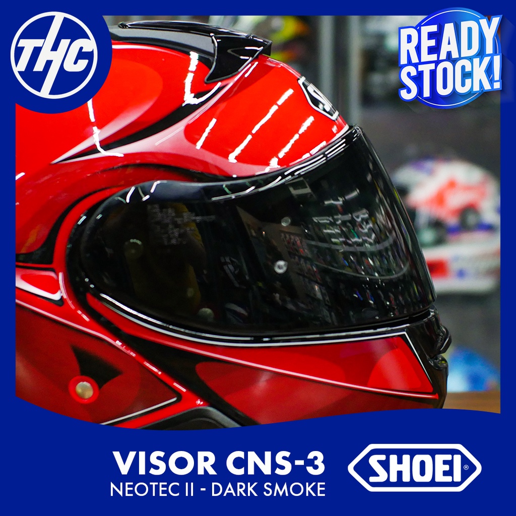 Jual VISOR SHOEI NEOTEC 2 CNS-3 DARK SMOKE & LIGHT SMOKE | Shopee Indonesia