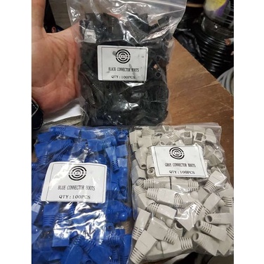 Jual Spectra Plug Boots Kondom Connector Konektor RJ45 - 100 pcs ...