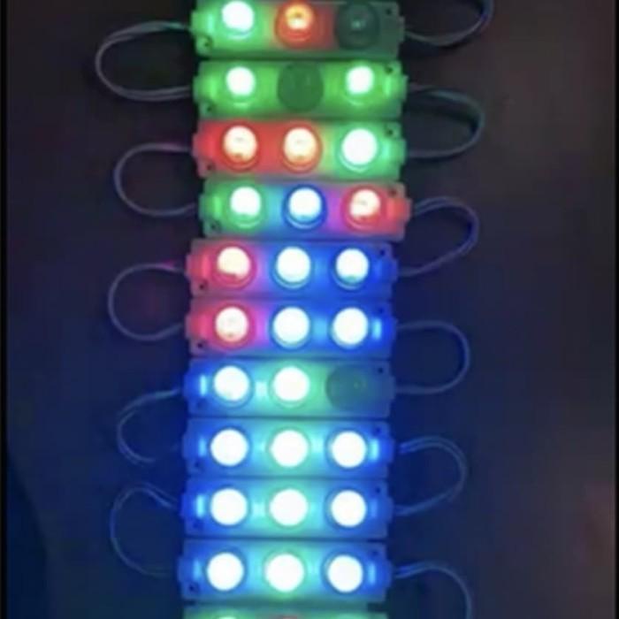 Jual Led Kolong Modul Truk Bis 3 Mata 3 Watt Rgb 24 VOLT | Shopee Indonesia