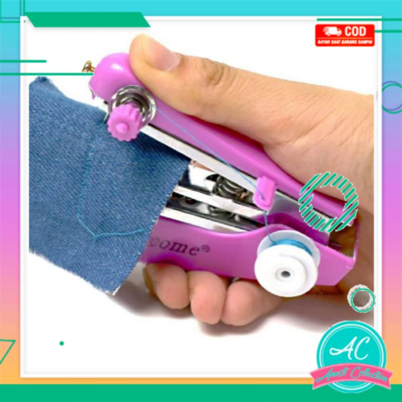 Jual Alat jahit tangan mesin jahit manual staples portable mini praktis ...