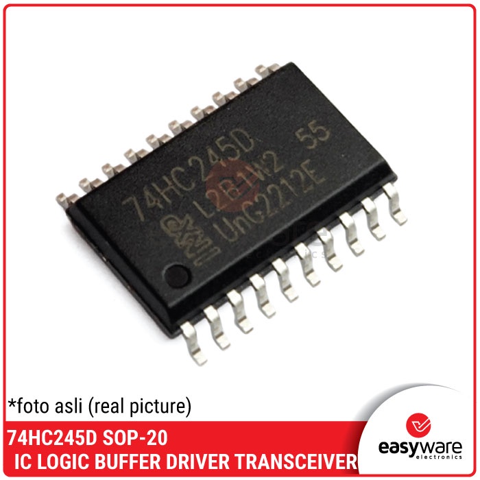 Jual IC 74HC245D SOP-20 74HC245 SMD IC BUFFER 74HC245D SOIC-20 | Shopee Indonesia