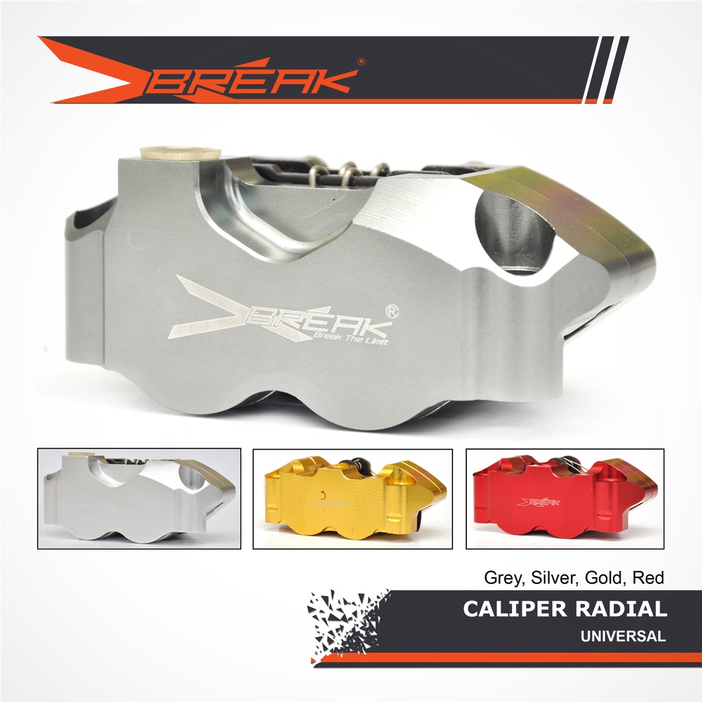 Jual CALIPER X-BREAK RADIAL GOLD dan RED | Shopee Indonesia