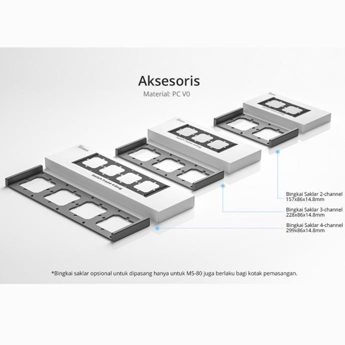 Jual Sonoff Smart Wall Switch M51C80 Saklar Wireless Smart Home Iot ...