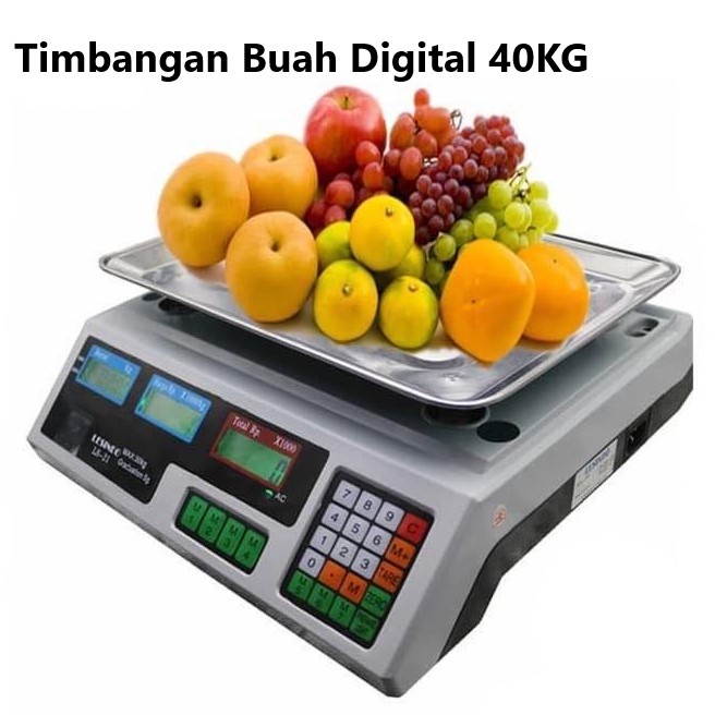 Jual Timbangan Buah Digital 40 kg Timbangan Laundry Timbangan Sayur ...