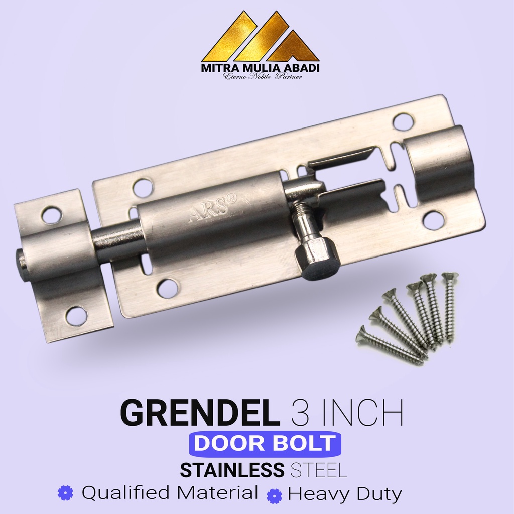 Jual Grendel Slot Pintu Jendela 3 Inch l 7,5cm l Selot Stainless ...