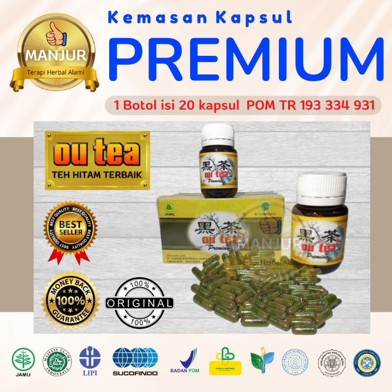 Jual Ou Tea - Teh Hitam - Teh Kesehatan - Kemasan Kapsul PREMIUM- 1 ...